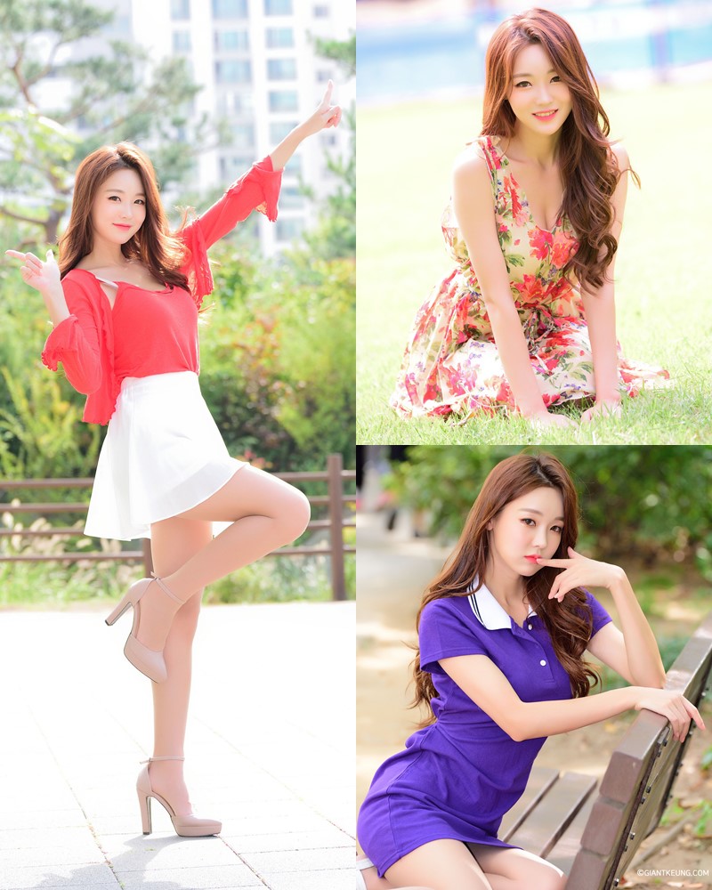 Jin Yu Ri (진유리) - 20190928 - Casual Outdoor 3 set Collection