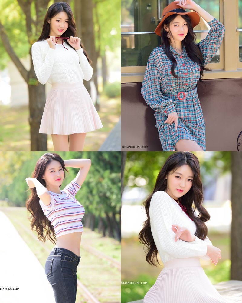 Jin Yu Ri (진유리) - Casual Outdoor 3 set Collection - 191231 #1